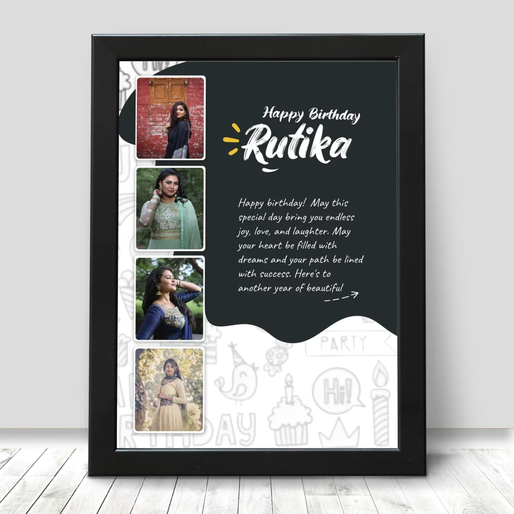 Write Your Message - Birthday Frame - The Freaky Kart